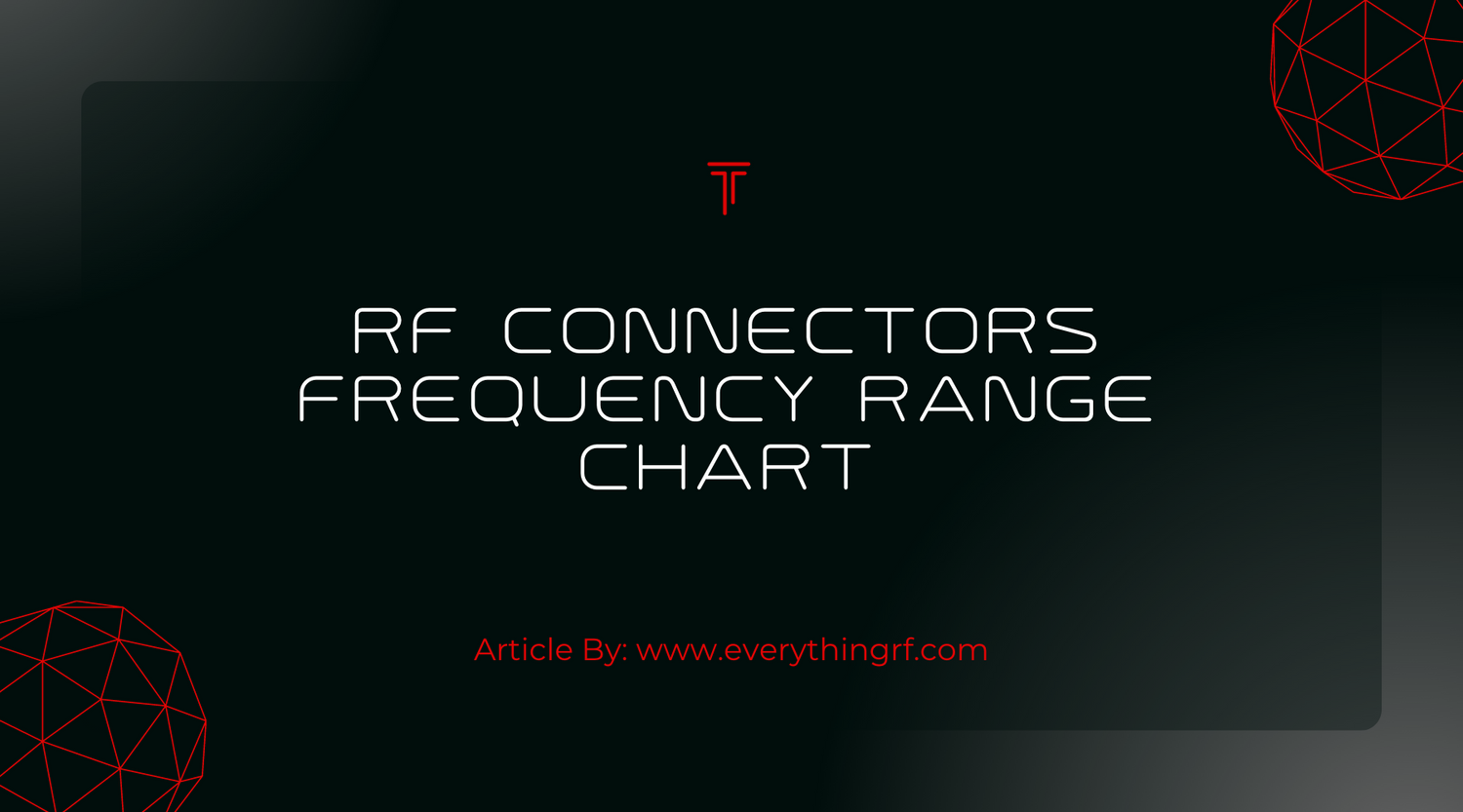 RF Connectors Frequency Range Chart – Technalogix